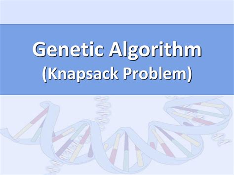 SOLUTION Genetic Algorithm Problems Studypool