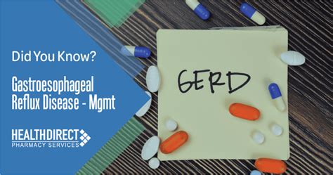 Did You Know Gerd Management Healthdirect