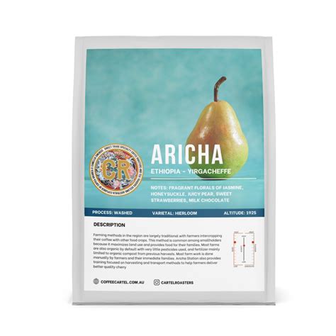 Cartel Roasters Ethiopia Aricha Yirgacheffe Washed Filter Roast