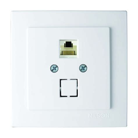 Розетка комп'ютерна Nilson Touran біла CAT5e RJ45 – фото, отзывы ...