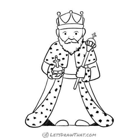 King Drawing Simple