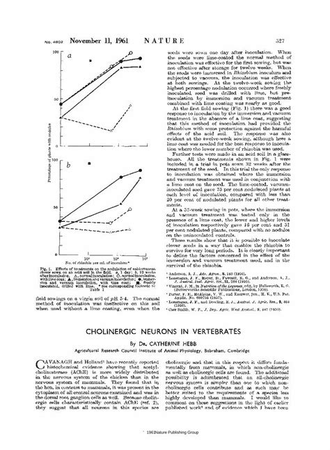 Pdf Cholinergic Neurons In Vertebrates Dokumentips