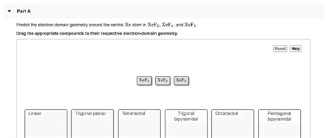 Solved Part A Predict The Electron Domain Geometry Around