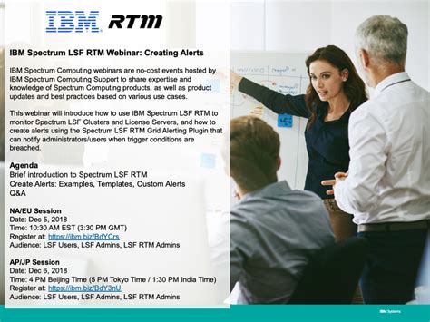 Webinar Ibm Spectrum Lsf Rtm Creating Alerts