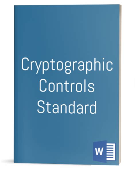 Cryptographic Controls Standard It Procedure Template