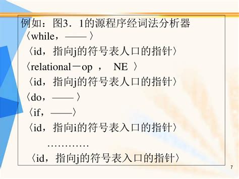 ppt 3 1 词法分析程序的设计 ：词法分析器的功能，输出，把它组织成单独程序 3 2 词法分析器的手工构造 ：用 dfa 能识别