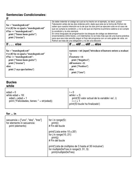 Complemento Python Pdf Python Lenguaje De Programación Ciencias De La Computación
