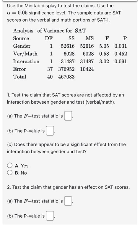 solved use the minitab display the table is in the photo i