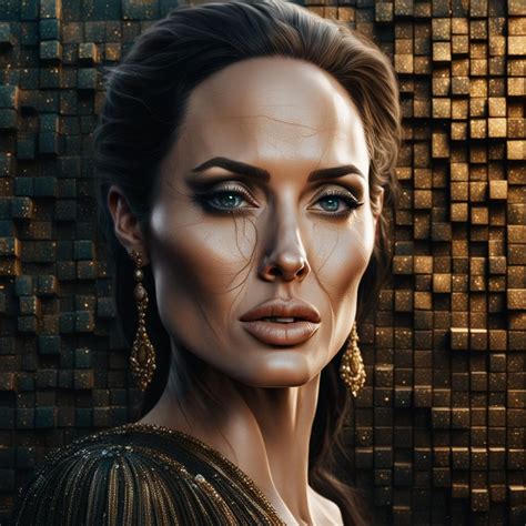 Angelina Jolies Face Ai Generated Artwork Nightcafe Creator