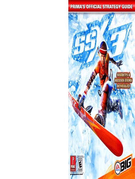 Fillable Online Ssx 3 Prima Hint Guide And Game Cover Sleeve Fax Email