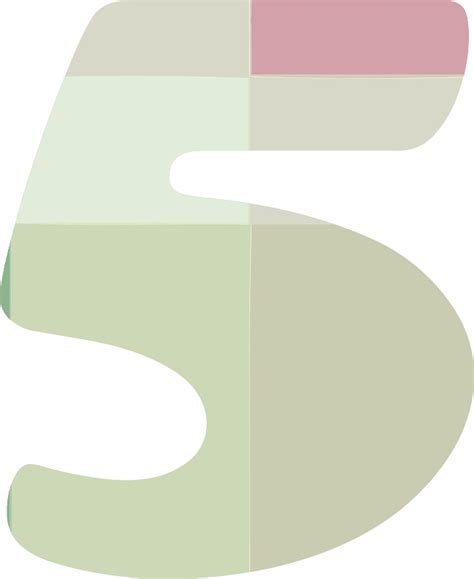Numéro 5 Images Vectorielles Gratuites Sur