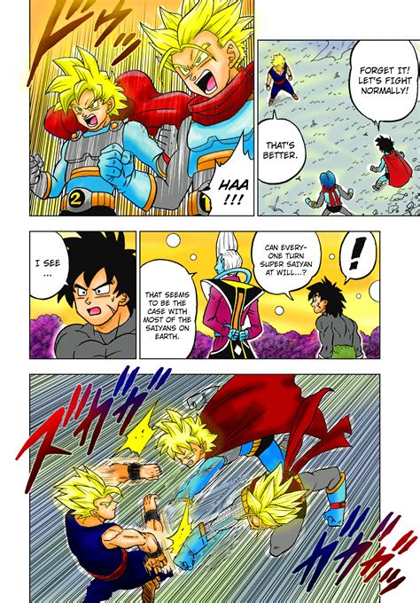 I Colored The Entire Gohan Vs Trunks X1 And Goten X2 From Chapter 102 R Dragonballsuper