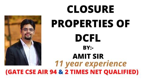 Closure Properties Of Dcfl Youtube