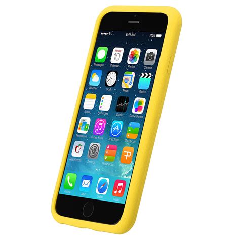 Melkco Silikonovy Case Wrist Strap For Apple IPhone 6 Yellow