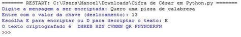 Implementando Cifra De César Em Python Criptografia Bóson Treinamentos Em Ciência E Tecnologia