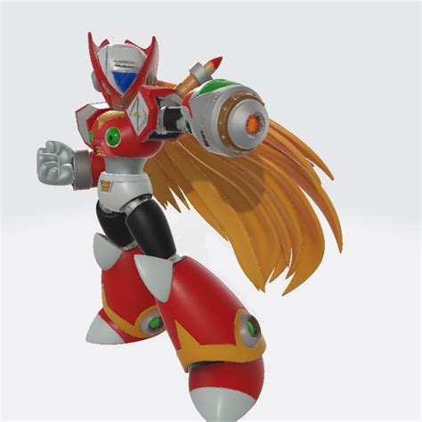 👨 Mega Man X Zero Pose 3・ Stl File For 3d Printing・cults