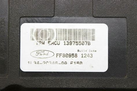 2000 2004 Ford F 150 F 250 Ebcm Abs Anti Lock Brake Module 1l34 2c346