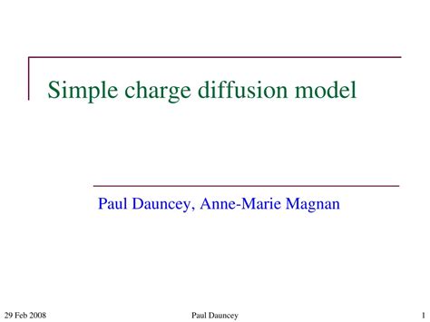 Ppt Simplified Charge Diffusion Model For Semiconductor Device