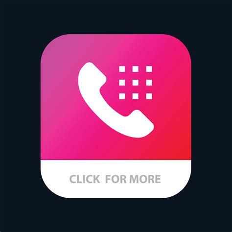 Call Dial Phone Keys Mobile App Button Android And Ios Glyph Version