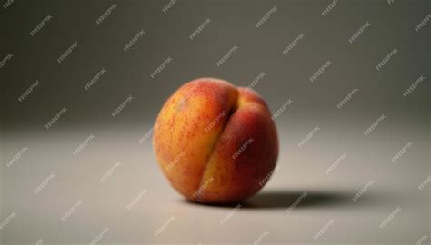 Premium Ai Image Peaches Peach Peach On Black Background