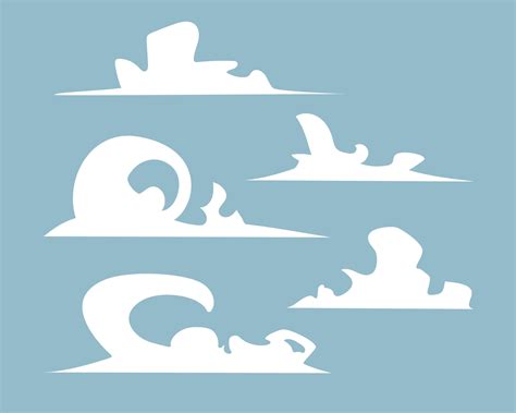 Set Of Clouds Vector Art At Vecteezy