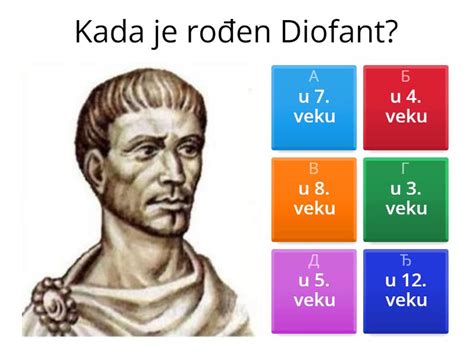 Ko Je Bio Diofant Cuestionario