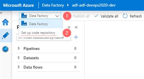 Azure Data Factory And Devops Integration With A Source Control Alex