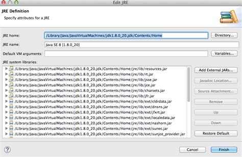 Eclipse Installing A New JRE Java SE 8 1 8 0 Stack Overflow