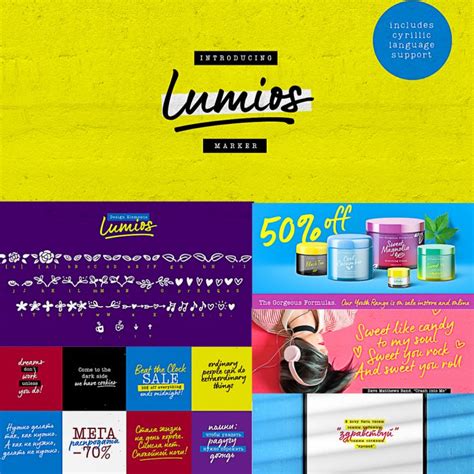 Lumios Marker Cyrillic Font Free Download