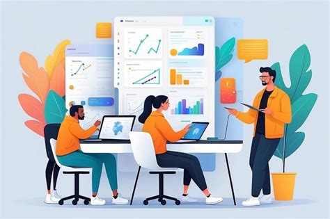 Premium Photo Uiux Team Concept Illustration