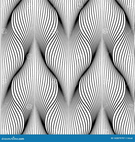 Geometric Abstract Pattern Seamless Background Monochrome Texture