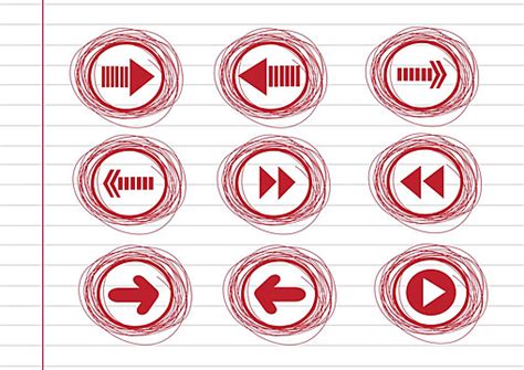 Collection Of Handdrawn Arrow Sketches For Your Design Needs Vector Line Thin Illustration