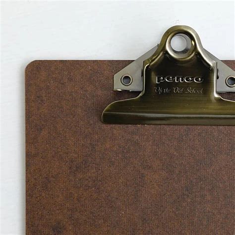 Hightide Penco Old School Clipboard A4 Bronze Clip All Stationery
