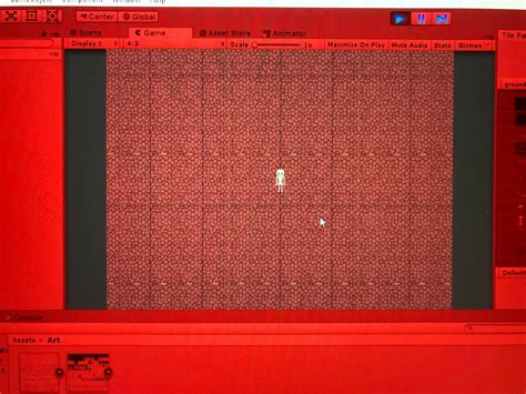 how do you remove annoying lines in the ground of this scene r unity2d
