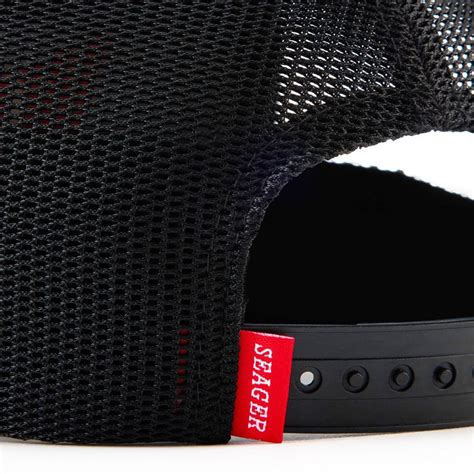 Seager X Waylon Jennings Eagle Snapback Black Seager Co