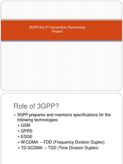 3gpp The 3 Generation Partnership Project Pdf 3 Gpp Computer Networking