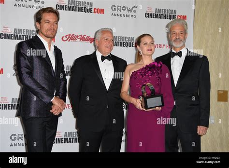 Beverly Hills Ca November 10 2017 Michael Shannon Amy Adams Rick Nicita And Mark Badagliacca