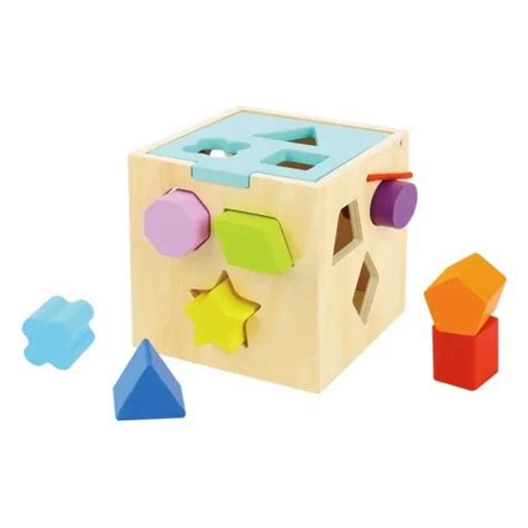 Cubo Clasificador De Formas Diversión Y Aprendizaje