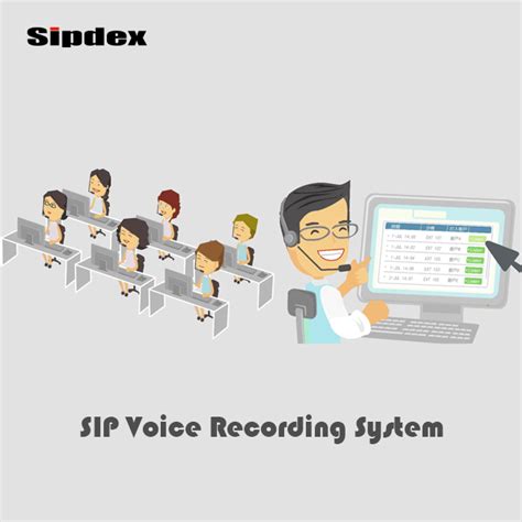 SIPDEX SIP Voice Recording System SIP Call Logger Matrix VOIP電話