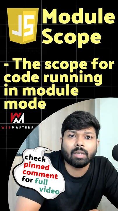 Module Scope Shorts Javascript Programming Webdevelopment Youtube