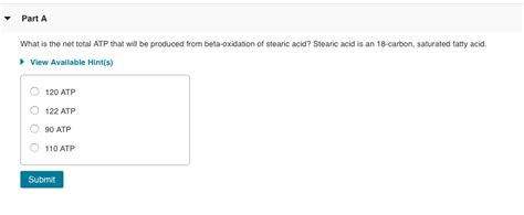 Solved Part A What Is The Net Total ATP That Will Be Chegg Com