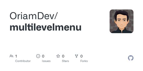 GitHub OriamDev Multilevelmenu