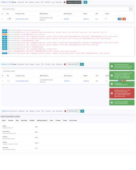 Noob Question Sonoff Humidity Temp Sensor Not Returning Any Data Zigbee Home Assistant