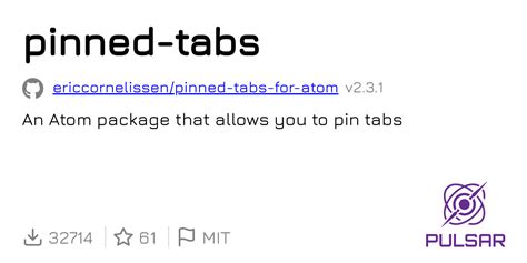 Pinned Tabs