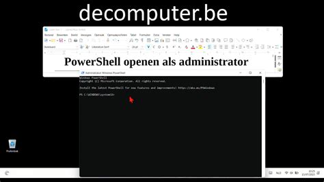 Hoe Start Je Powershell Als Administrator Decomputerbe