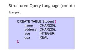 SQL Presentation Explaination Short I Pptx