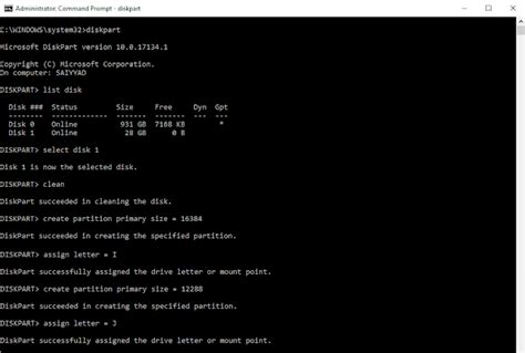 how to create multiple partition in usb online networks solution