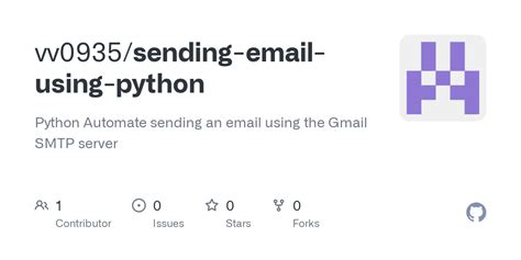 Github Vv0935sending Email Using Python Python Automate Sending An