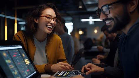 Premium Ai Image Software Engineers Coding A New Mobile Application