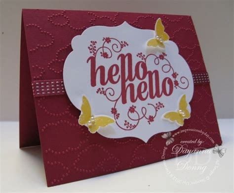 Hello Hello LV Homemade Greeting Cards Birthday Cards Stampin Up